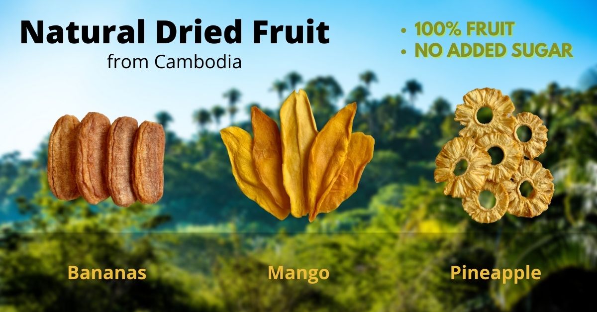 Natural Dried Fruit from Cambodia - Angkor Chef
