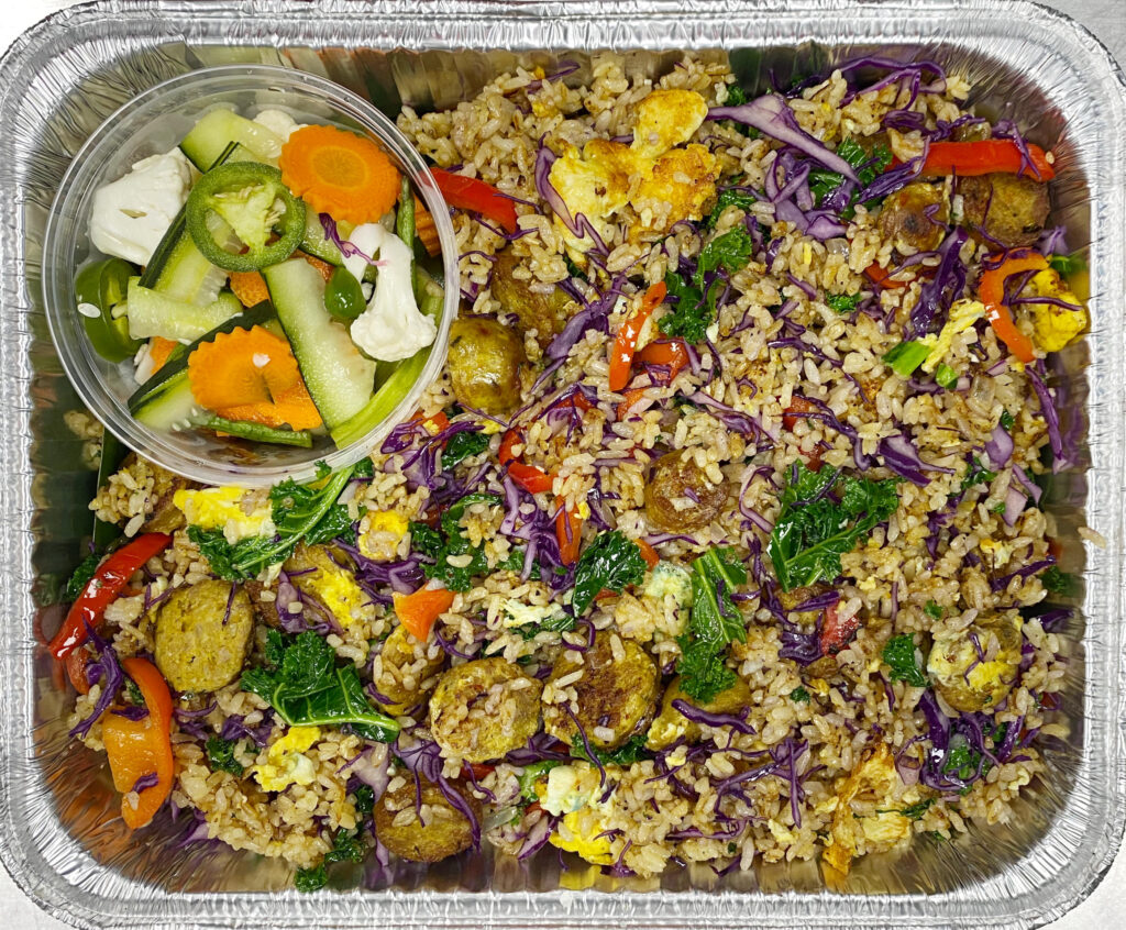 Lemongrass Pork Sausage Fried Rice - Angkor Chef