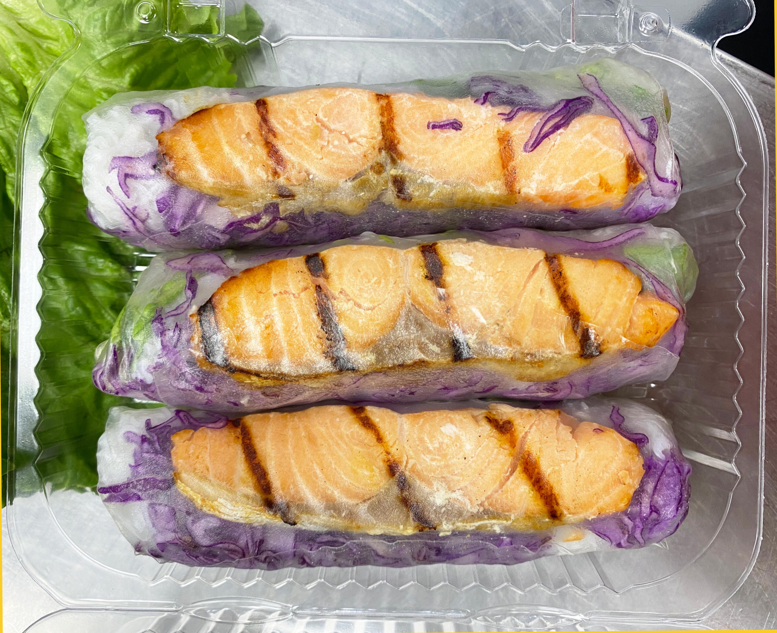 Salmon Spring Rolls - Angkor Chef